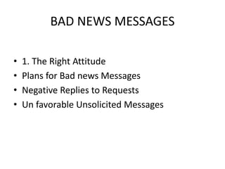 Bad news | PPT