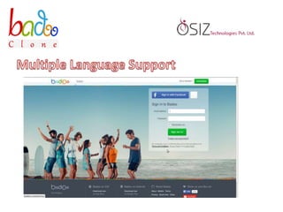 Badoo clone script - Osiz Technologies | PPTX | Social Networking | Internet