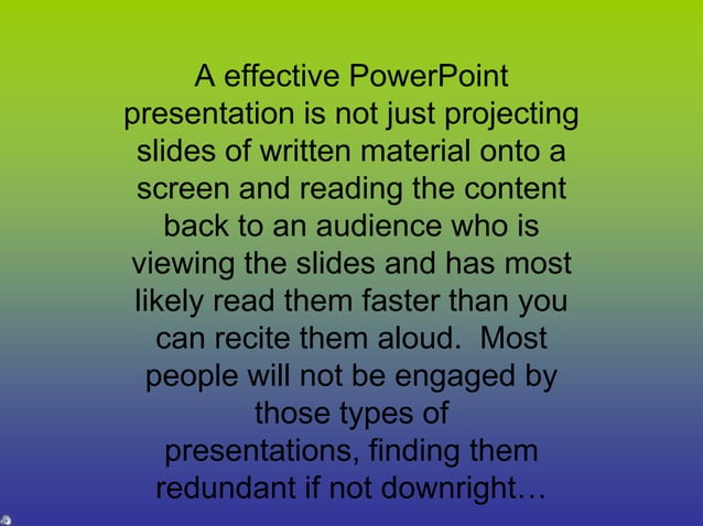 Bad powerpoint | PPT