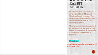 Bad Rabbit type of ransomeware | PPTX