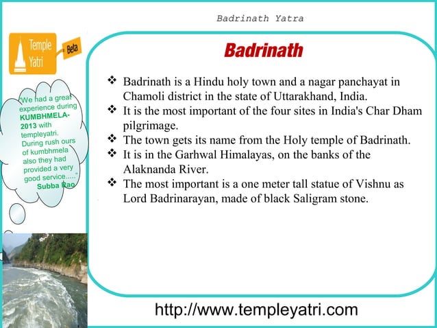 Badrinath | PPT