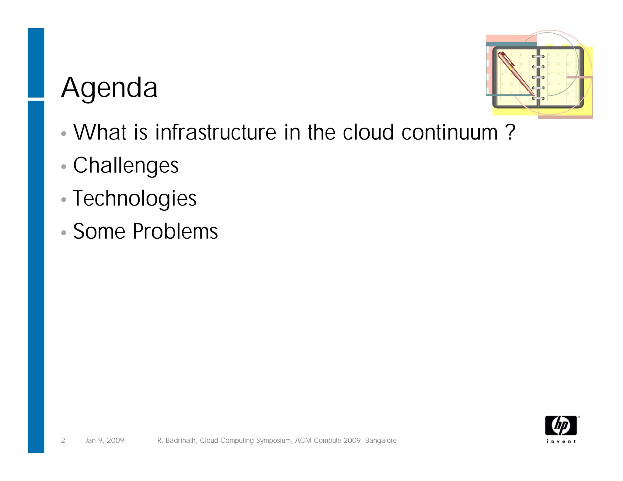 Badrinath Ramamurthy Cloud Infrastructure | PPT
