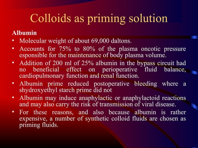 Priming and Hemodilution | PPT | Blood Disorders | Diseases and Conditions