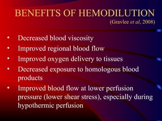 Priming and Hemodilution | PPT