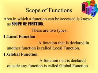 FUNCTIONS IN c++ PPT | PPT