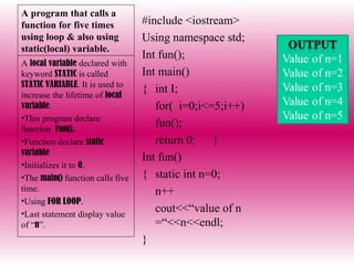 FUNCTIONS IN c++ PPT | PPT
