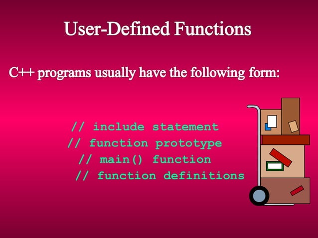 FUNCTIONS IN c++ PPT | PPT | Programming Languages | Computing