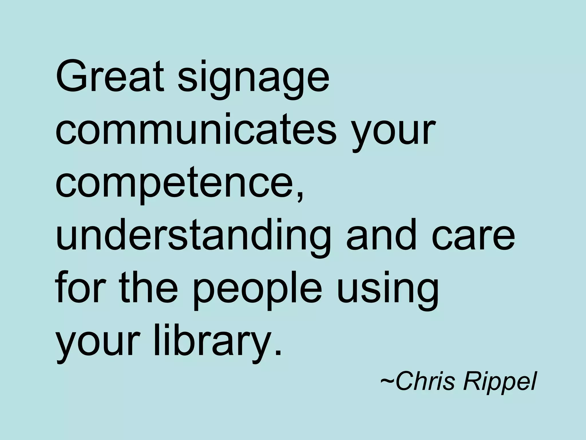Bad Library Signs with voice | PPT