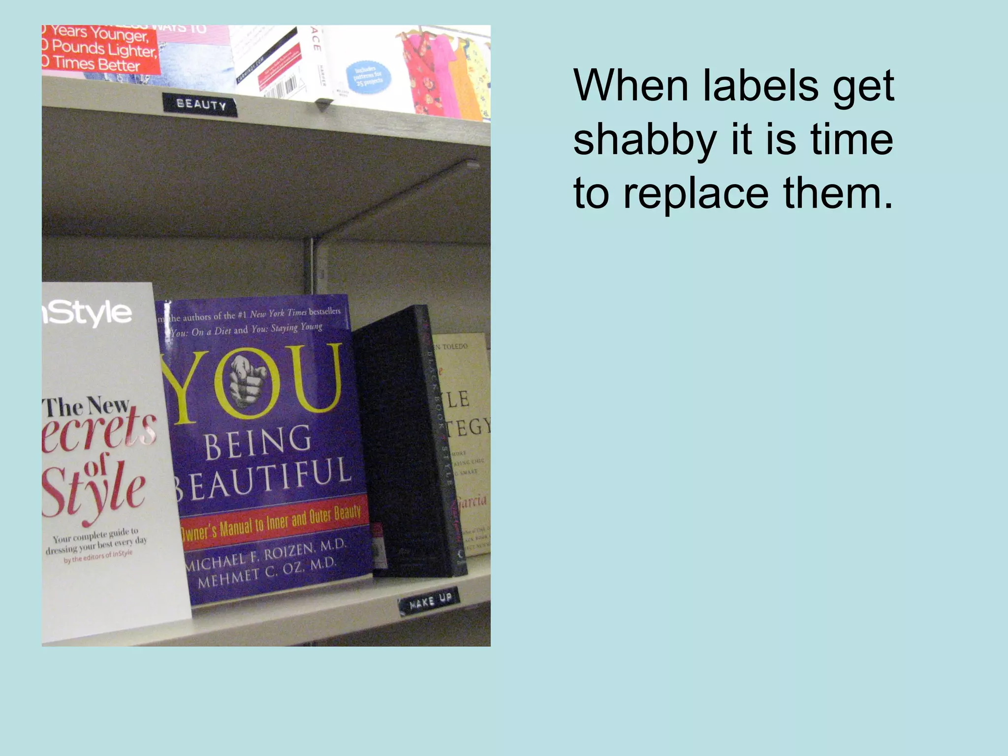Bad Library Signs with voice | PPT