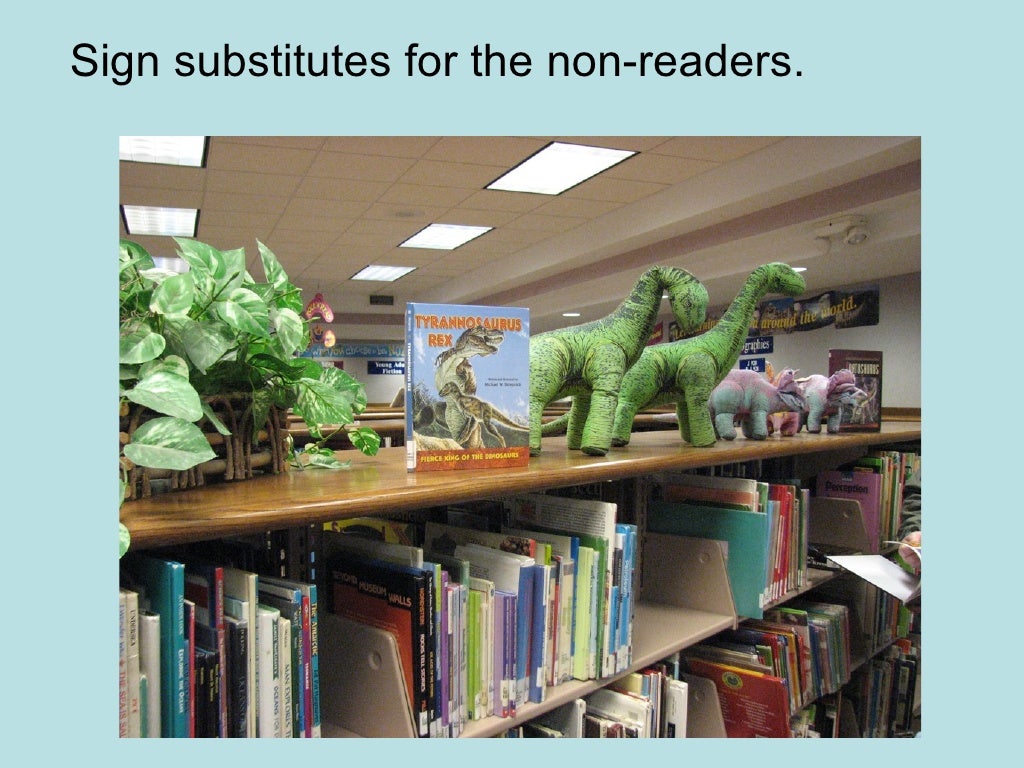 Bad Library Signs with voice