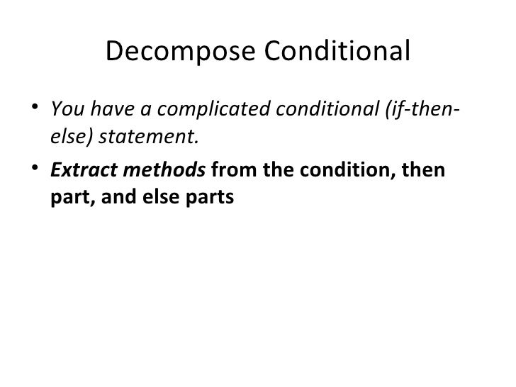 Bad Smell in Codes - Part 1