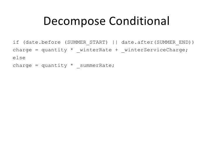 Bad Smell in Codes - Part 1