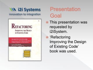 Bad Smells in Code | PPT