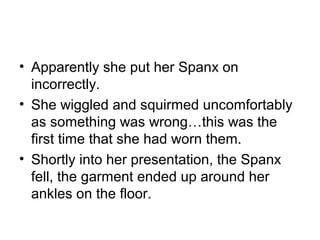 Bad spanx | PPT