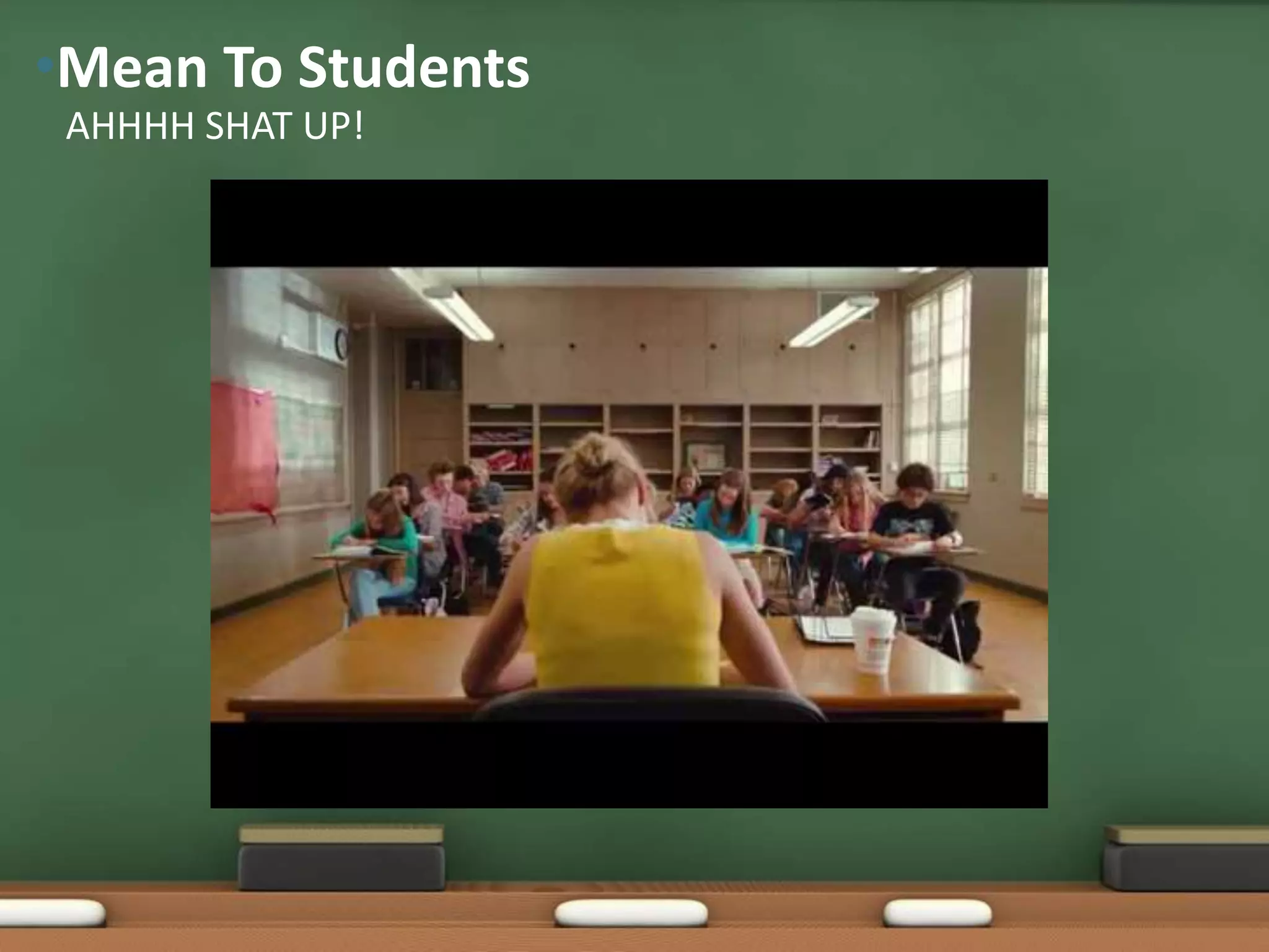 Bad teachers (Reflective Insights) | PPT