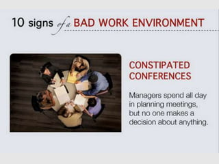 Bad working environment | PPTX