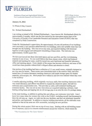 UF Dr. Elliott letter | PDF