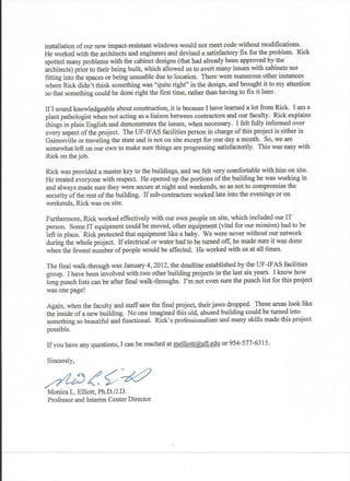 UF Dr. Elliott letter | PDF