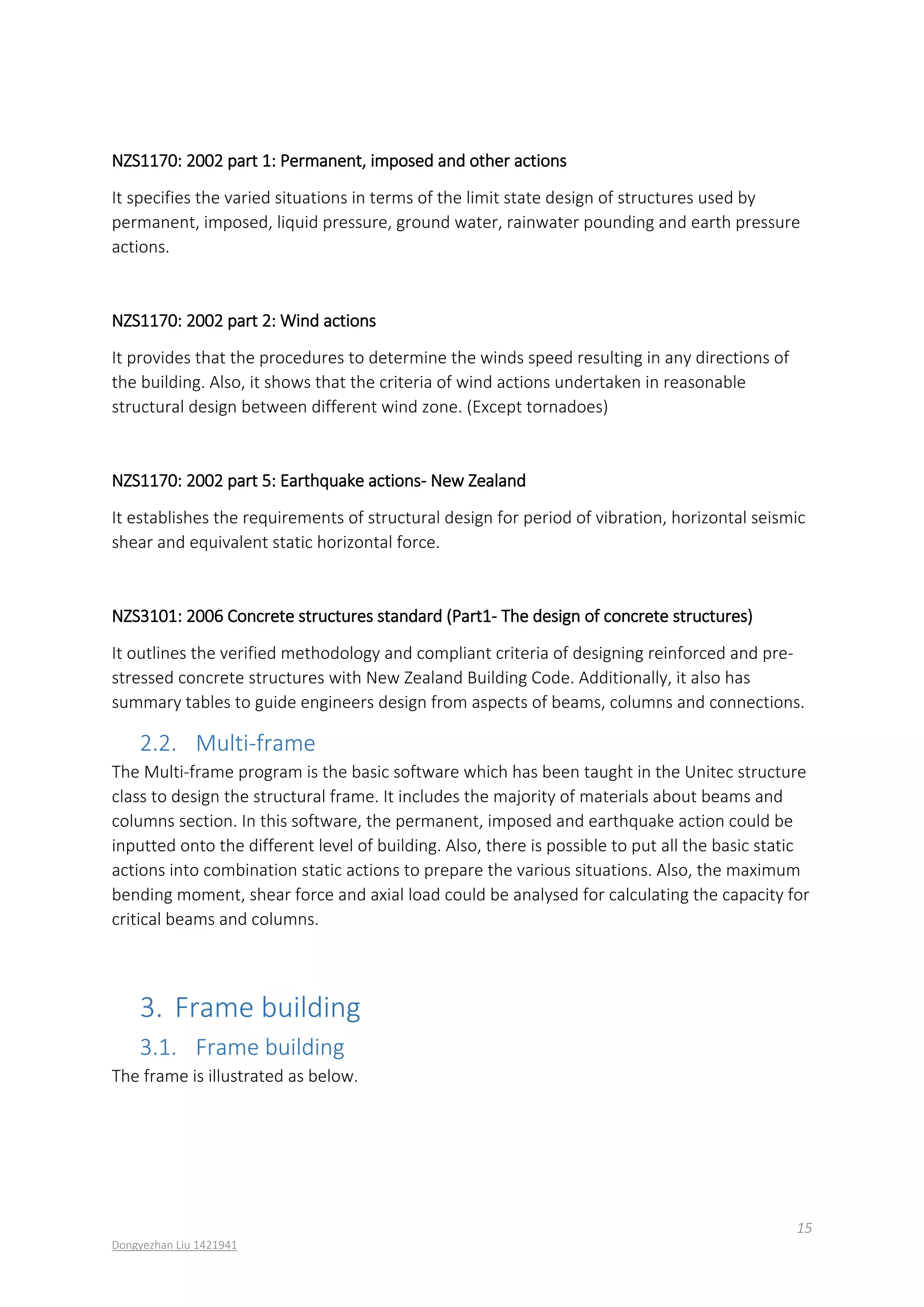 Structural design of a four storey office building | PDF