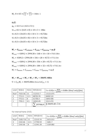 Structural design of a four storey office building | PDF