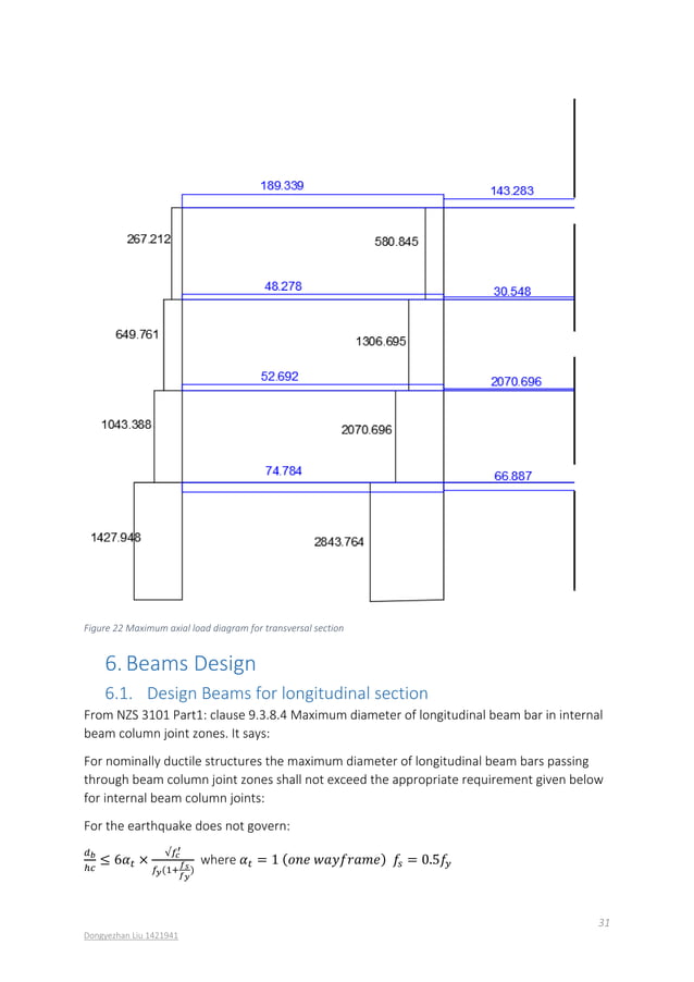 Structural Design Of A Four Storey Office Building Pdf Civil