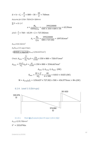 Structural design of a four storey office building | PDF