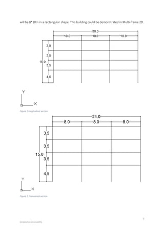Structural design of a four storey office building | PDF