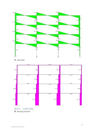 Structural design of a four storey office building | PDF