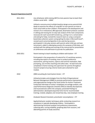 Fischetti, Anthony T._CV (2015) | PDF