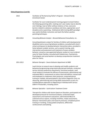 Fischetti, Anthony T._CV (2015) | PDF