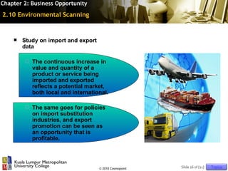 BAEB510 Chapter 2: Business Opportunities | PPT