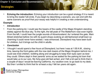 BAEB601 Chapter 5: Conclusion and Recommendation | PPT