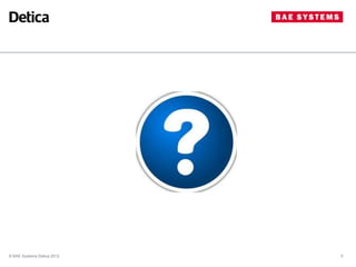 Big data and social media, BAE Systems Detica | PPTX