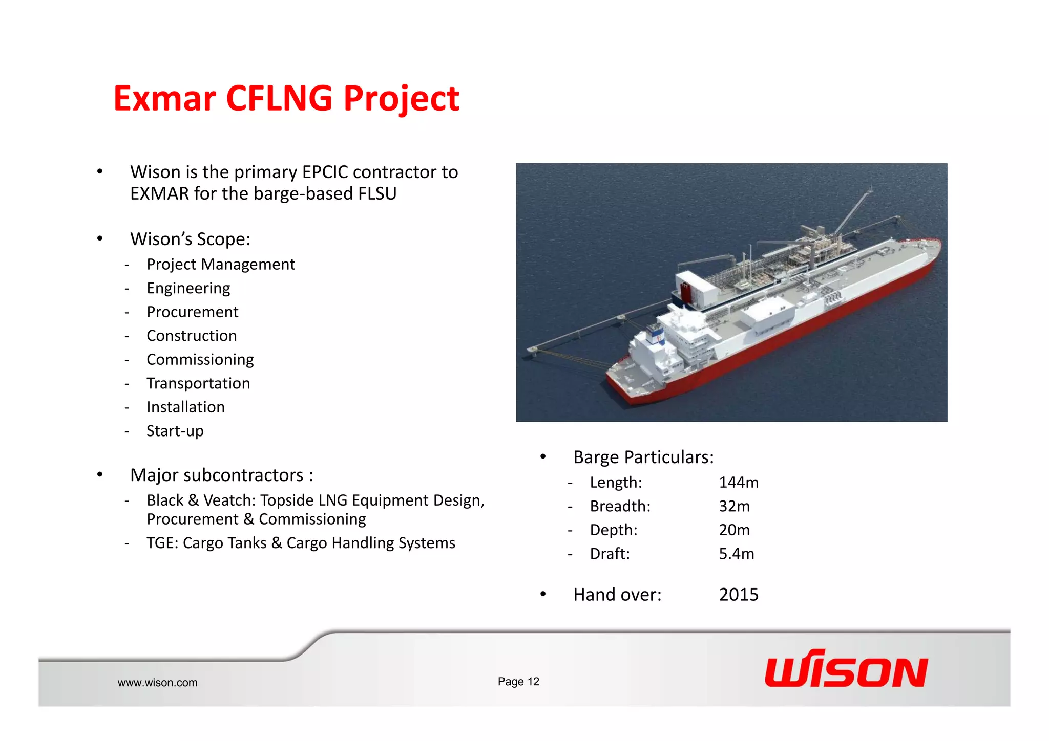 Wison Offshore & Marine - FLNG solution Mar 2015 | PDF