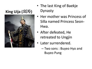 Baekje dynasty | PPT