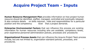 Project Human Resource Management | PPT