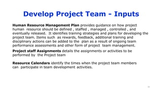 Project Human Resource Management | PPT