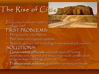 Ba emergence of civilization | PPT | Geography | Science