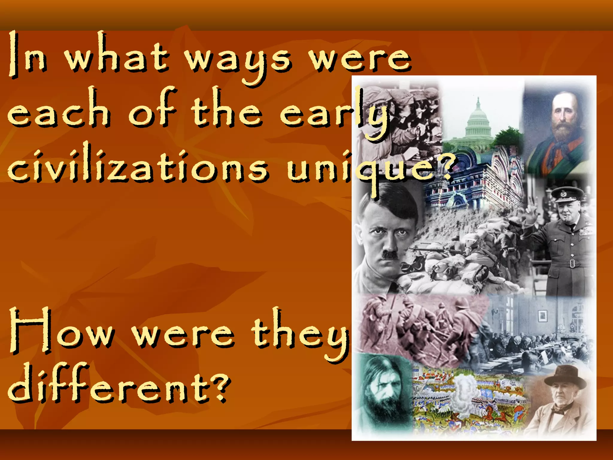 Ba emergence of civilization | PPT