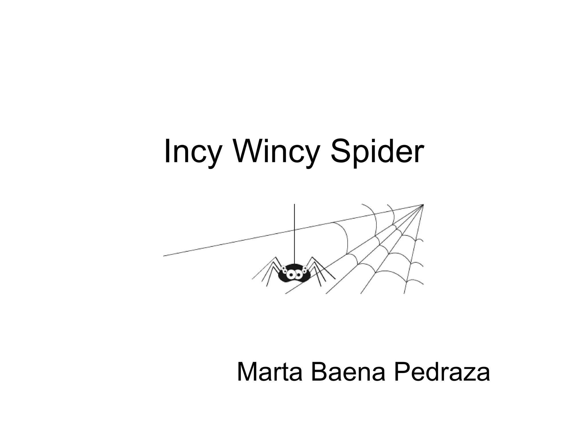 Incy Wincy Spider Song Marta | PPT