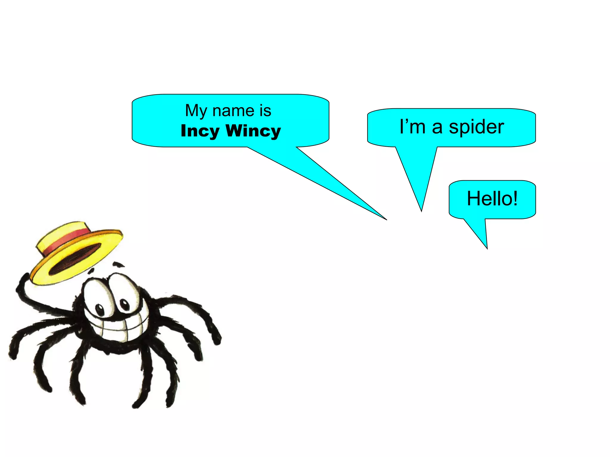Incy Wincy Spider Song Marta | PPT