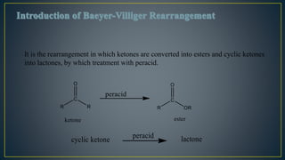 BAEYER-VILLIGER REARRANGEMENT.pptx