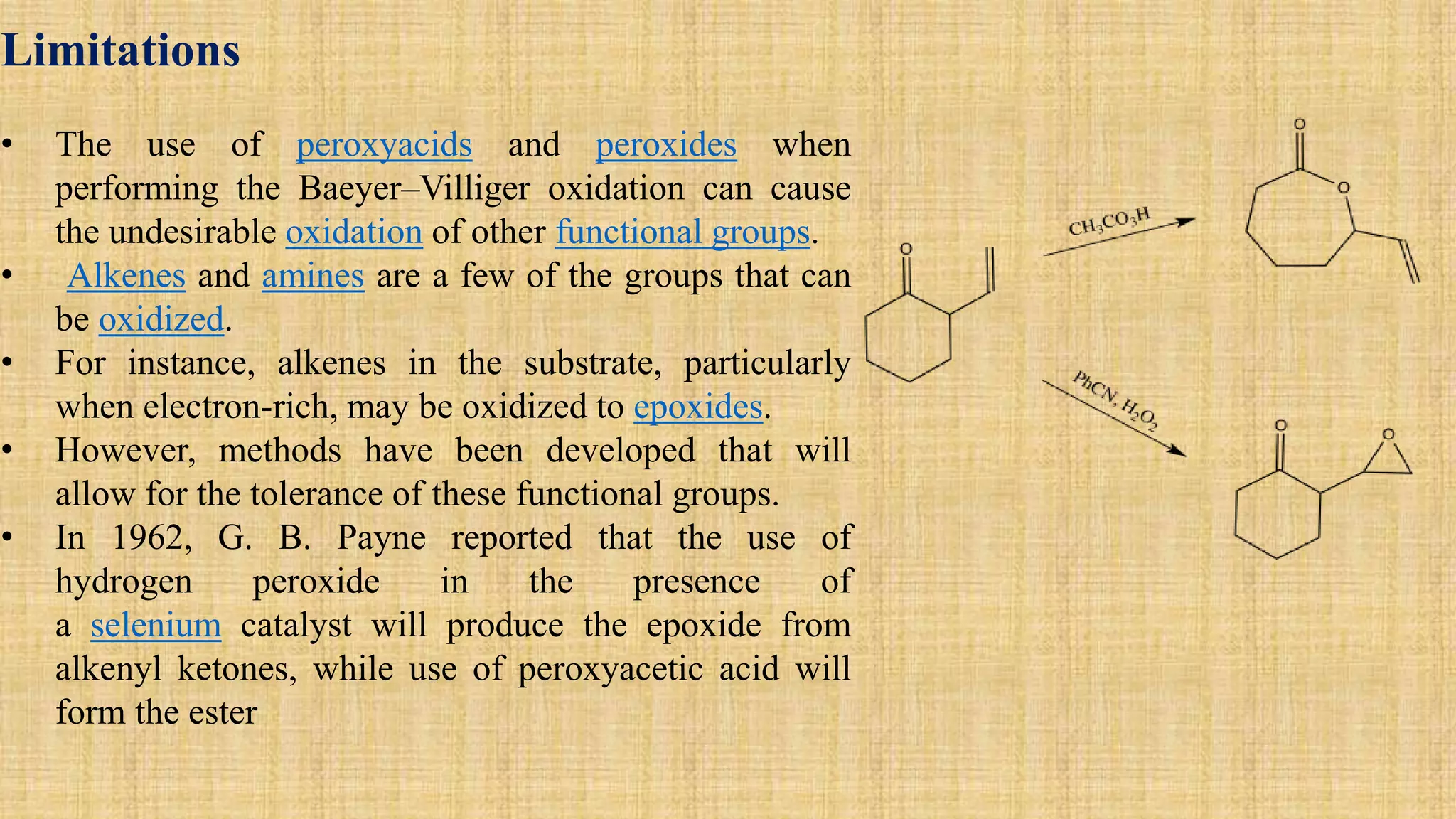 Baeyer villiger oxidation | PPTX