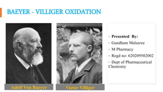 Baeyer villiger oxidation | PPTX