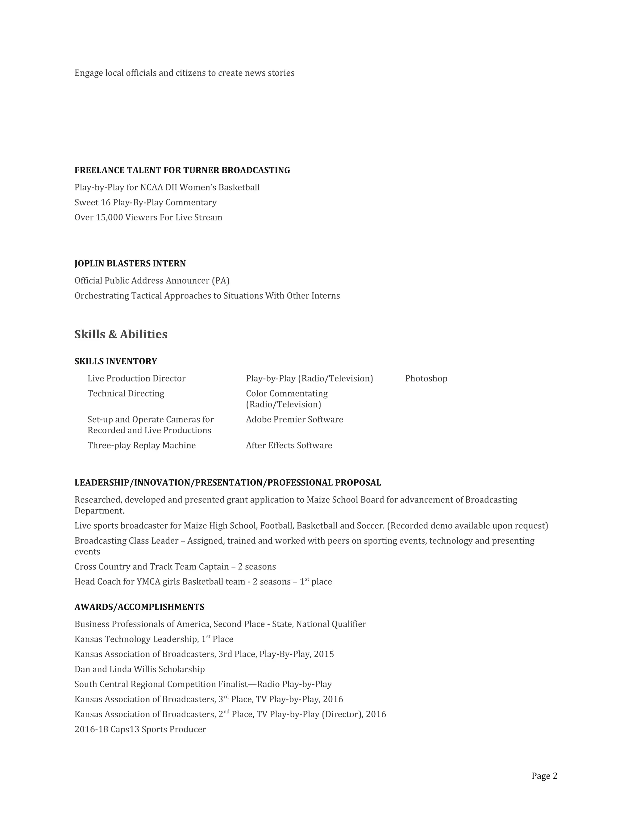 Updated Resume | PDF