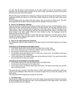 Bafa bafa simulaci_n | DOC