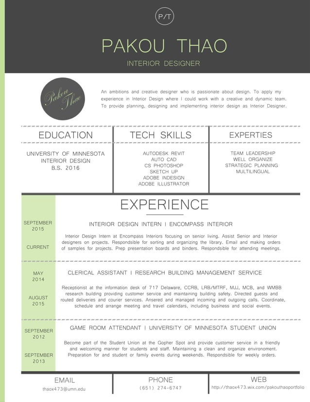 Resume 2016 | PDF