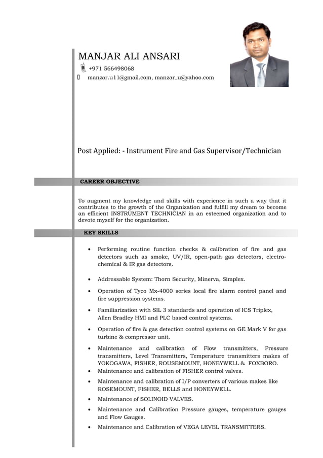 CV -MANZAR ALI | PDF