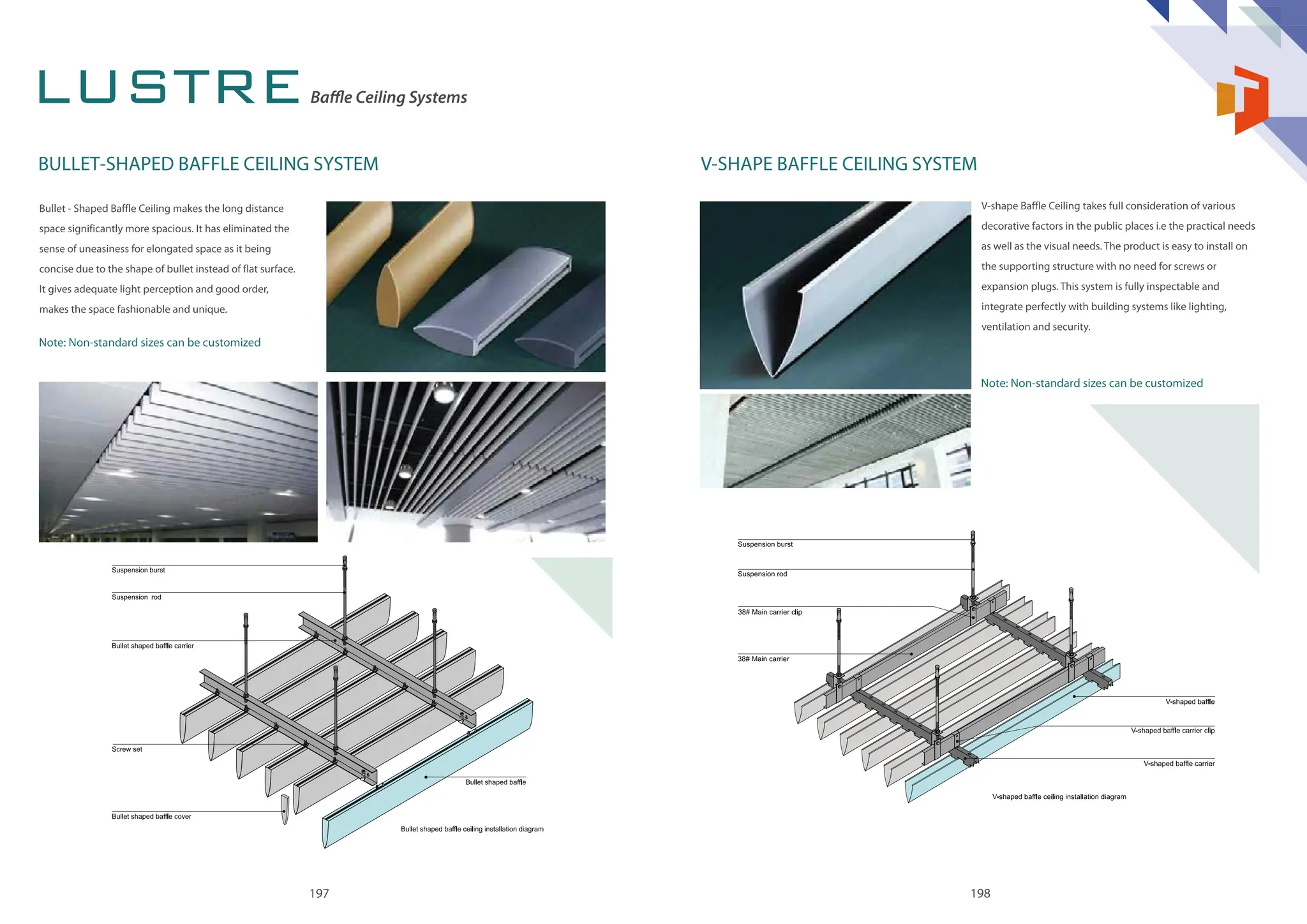 Baffle Ceiling System.pdf , Tranquil Baffle ceiling system | PDF