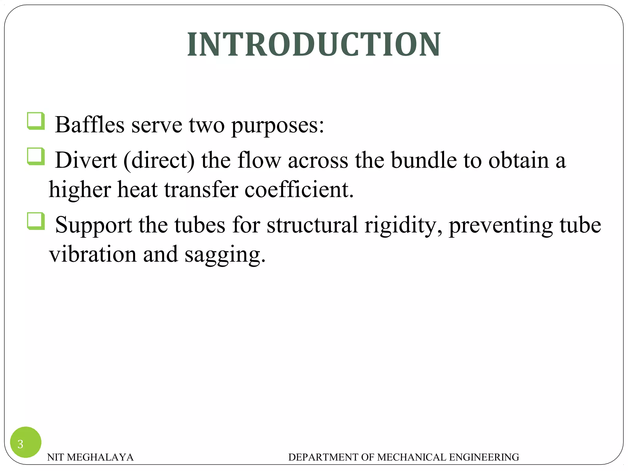 Baffle plate Persentation | PPT